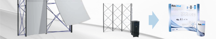 Design de stands et kiosques d'exposition sur mesure - Montréal